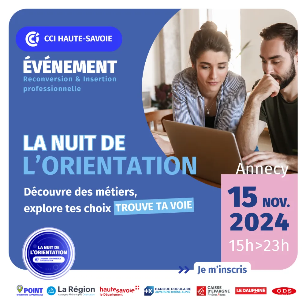 Nuit de l'Orientation 15 novembre 2024 : un évènement à ne pas manquer | GEIQ des transports Alpins